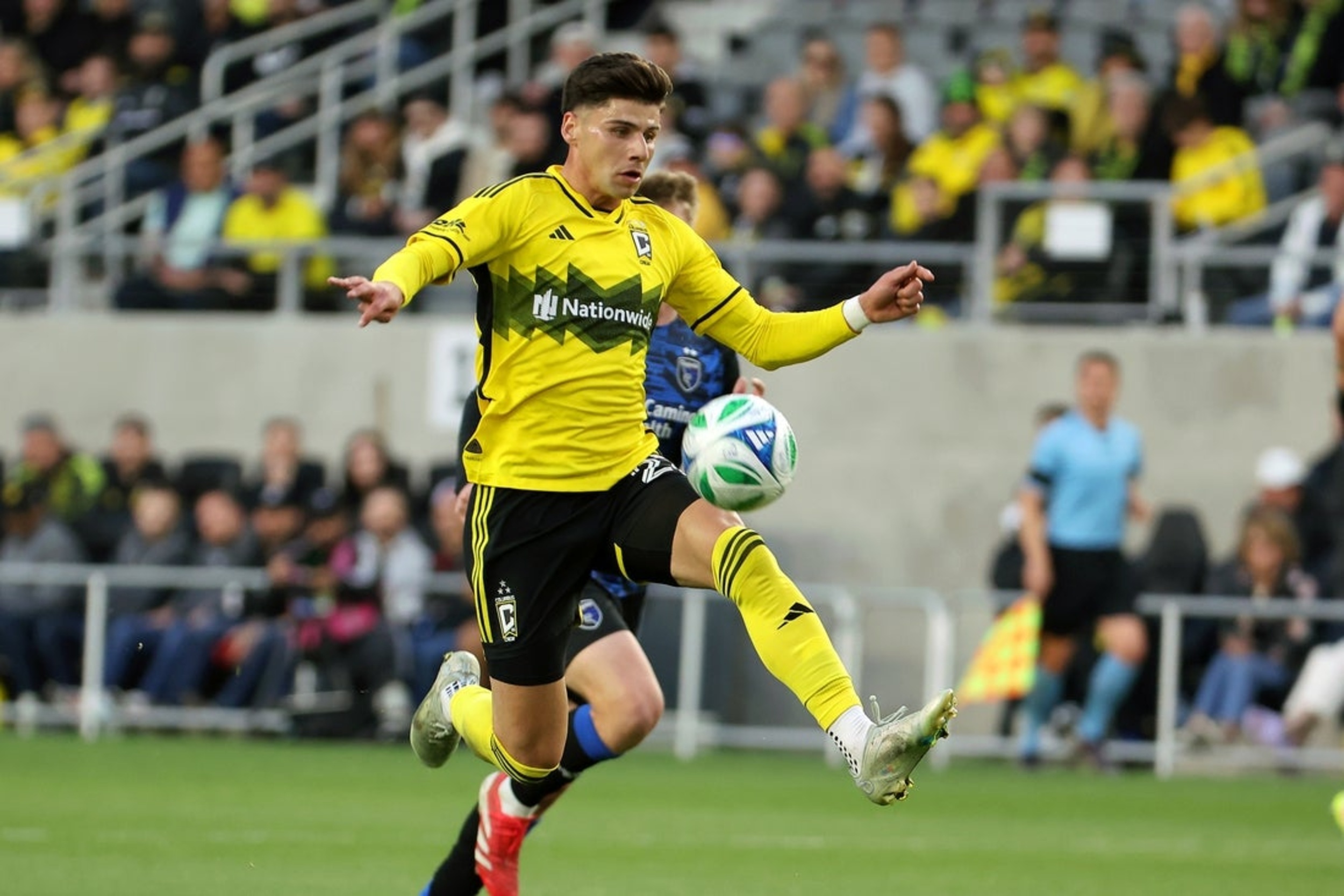 Max Arfsten's score gives Crew edge on Earthquakes