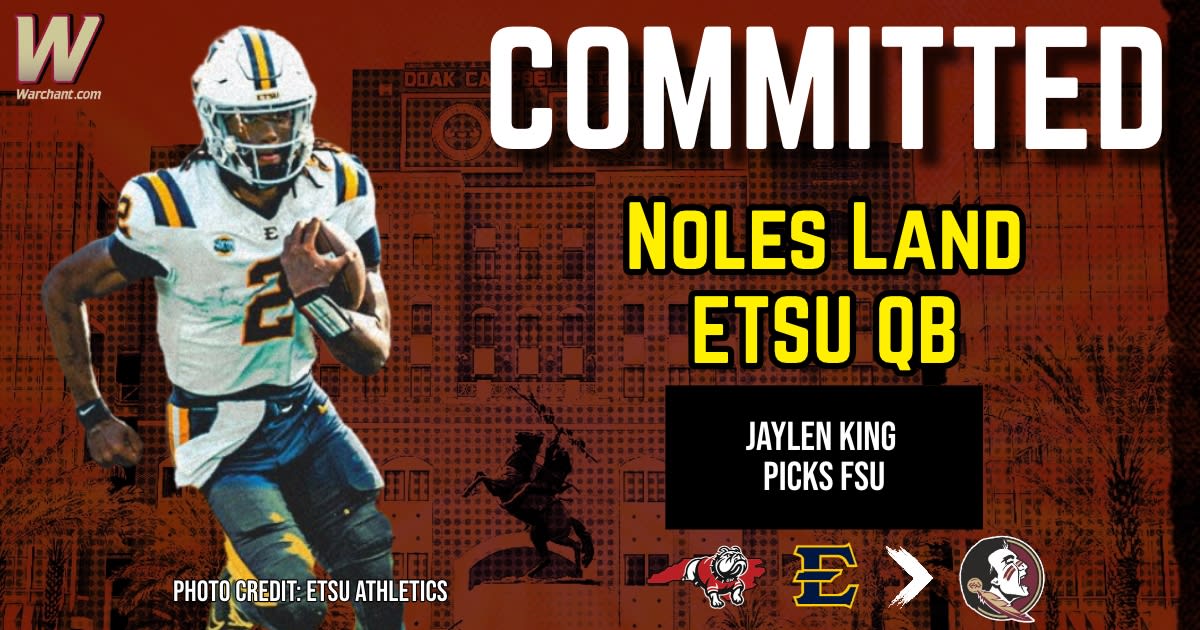 ETSU QB transfer Jaylen King commits to Florida State