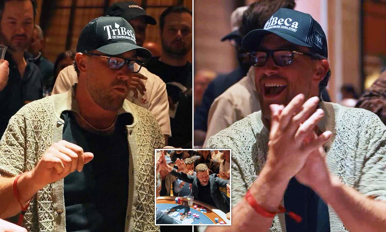 Travis Kelce parties in Las Vegas without Taylor Swift as he joins ...