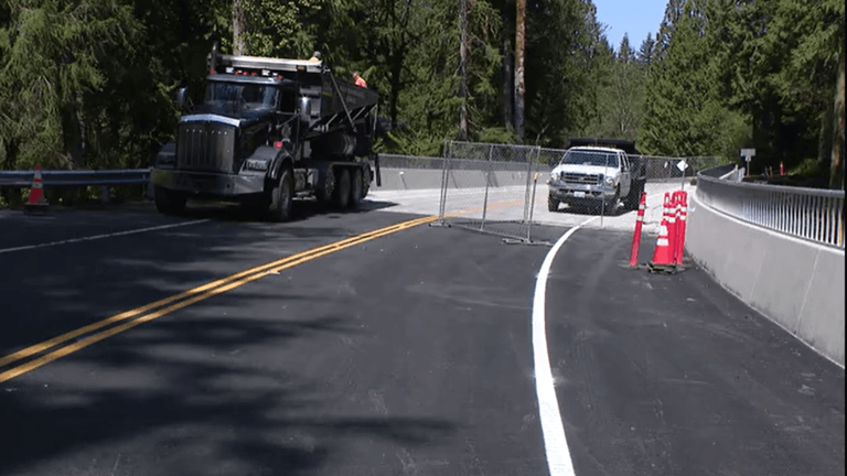 New Ames Lake Bridge opens, replacing 100-year-old wooden trestle bridge