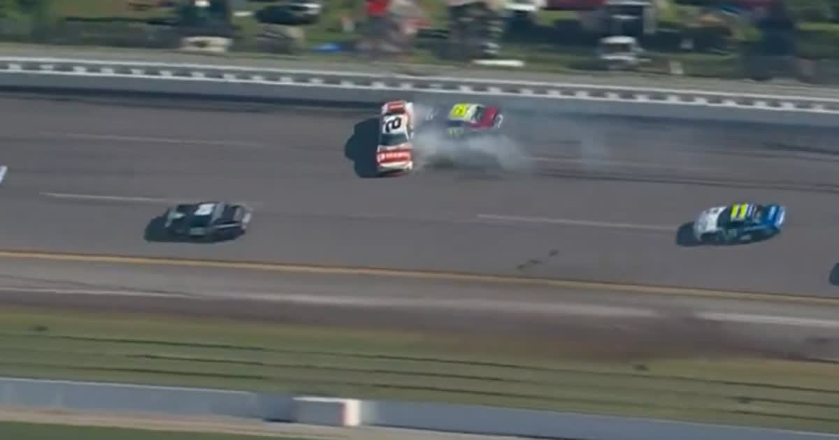 Sammy Smith, Ryan Sieg take heavy damage late in Talladega Xfinity ...