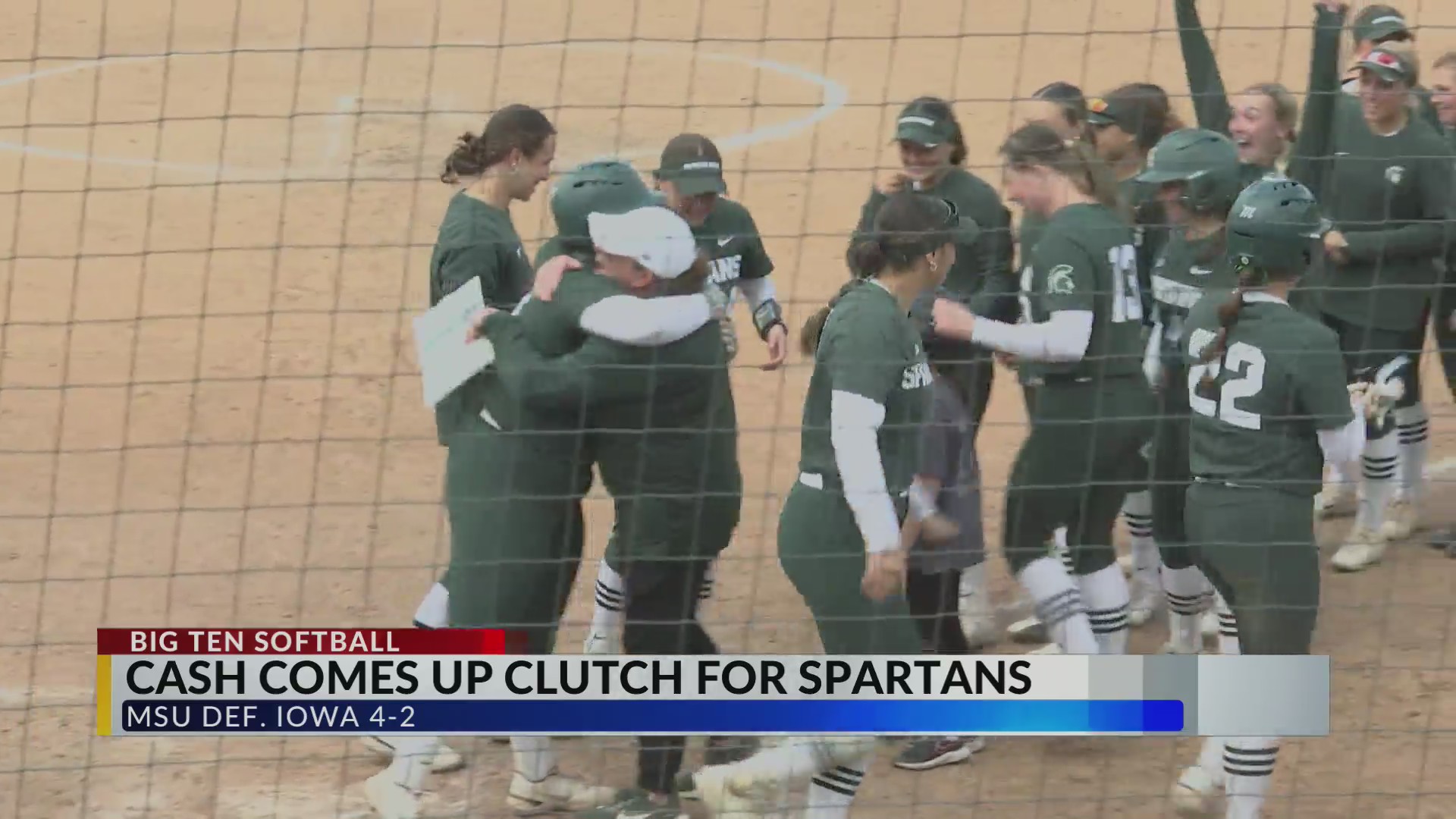 Kaelin Cash hits walk-off homer, MSU defeats Iowa