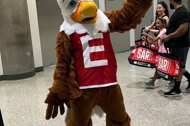 Meet Eddie the Eagle, the cartoon mascot teaching children about guns