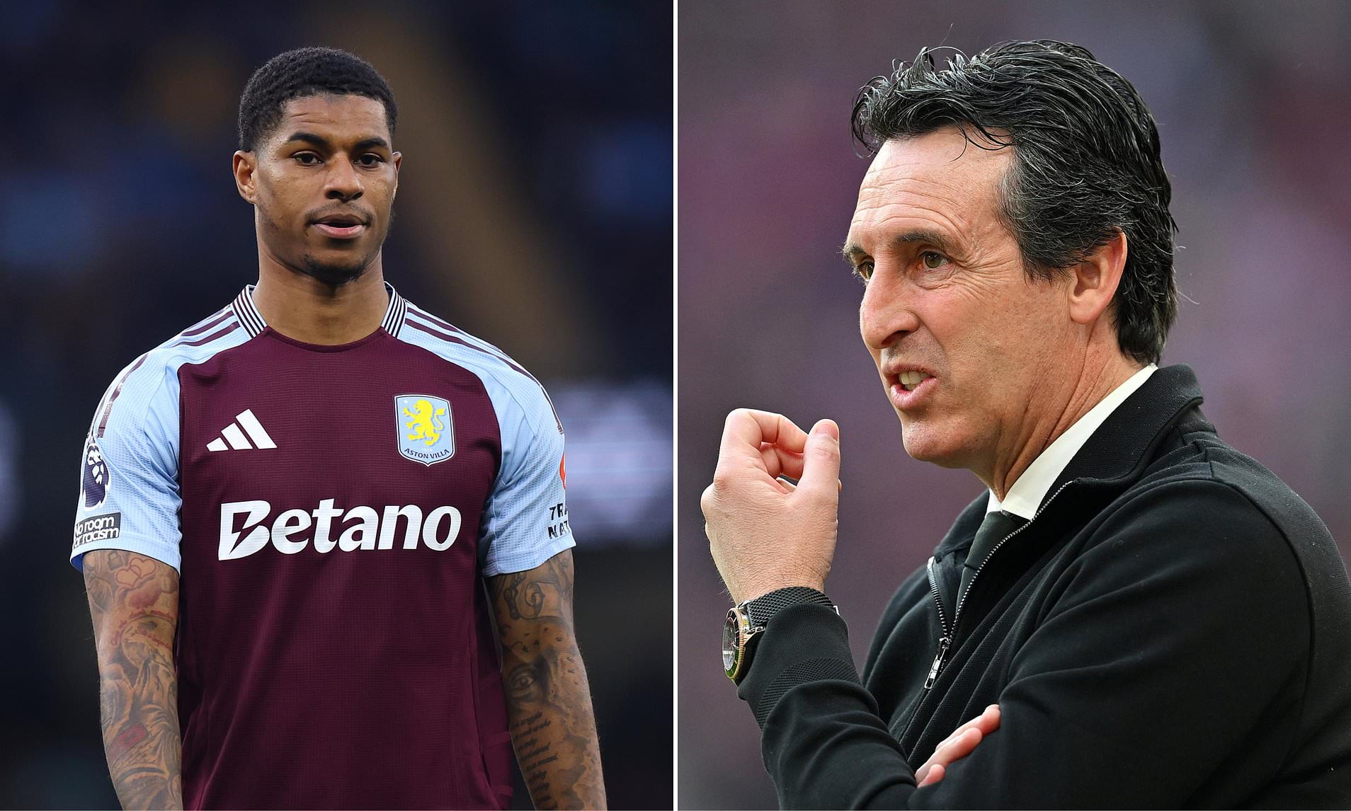 Unai Emery hints that Marcus Rashford could be out for the season after ...