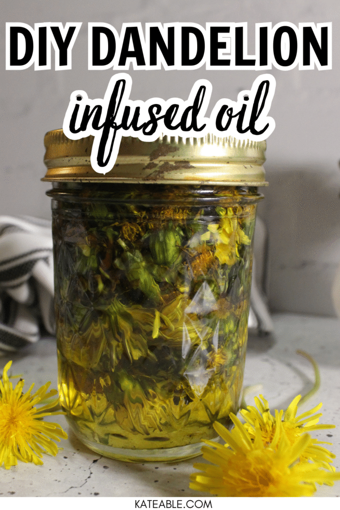 How to Make & Use Dandelion Infused Oil