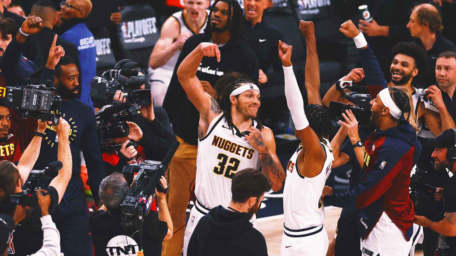 Aaron Gordon JUST beats buzzer with game-winning dunk as Nuggets shock ...