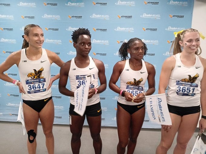 Drake Relays: Holly Duax wins 2 titles, leads Iowa to Relays Cup