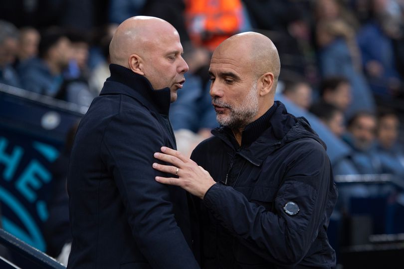 Arne Slot has helped Pep Guardiola out before Man City vs Liverpool