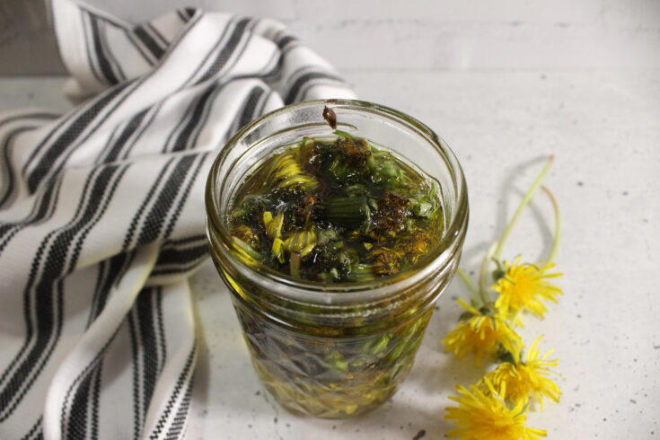 How to Make & Use Dandelion Infused Oil