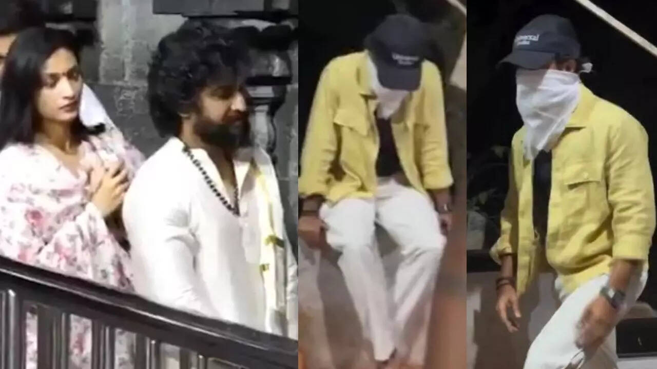 Nani got angry over a fan in Alipiri steps; seeks blessings at Tirumala with Srinidhi Shetty ...