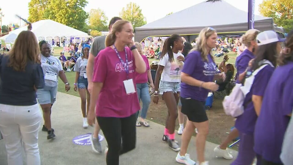 American Cancer Society's Relay For Life walk held in Gwinnett County