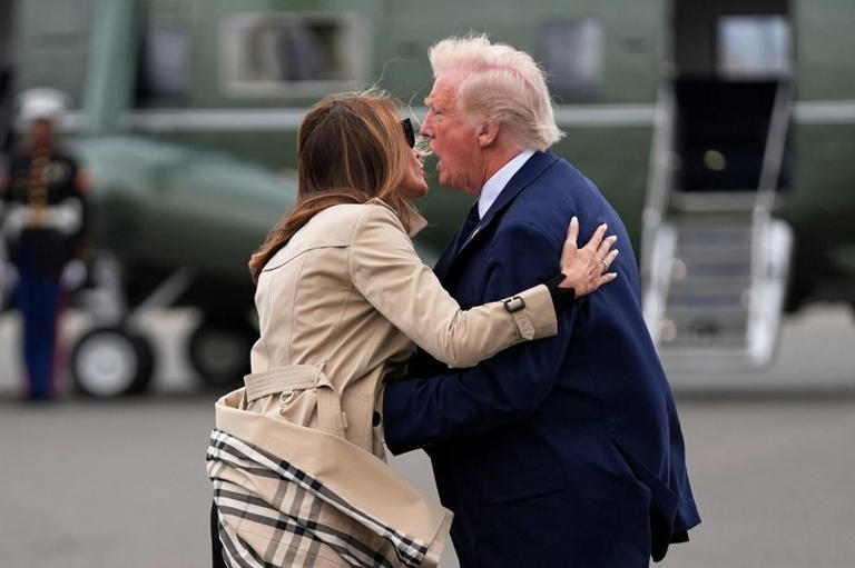Melania Trump leaves President feeling very happy with awkward birthday ...