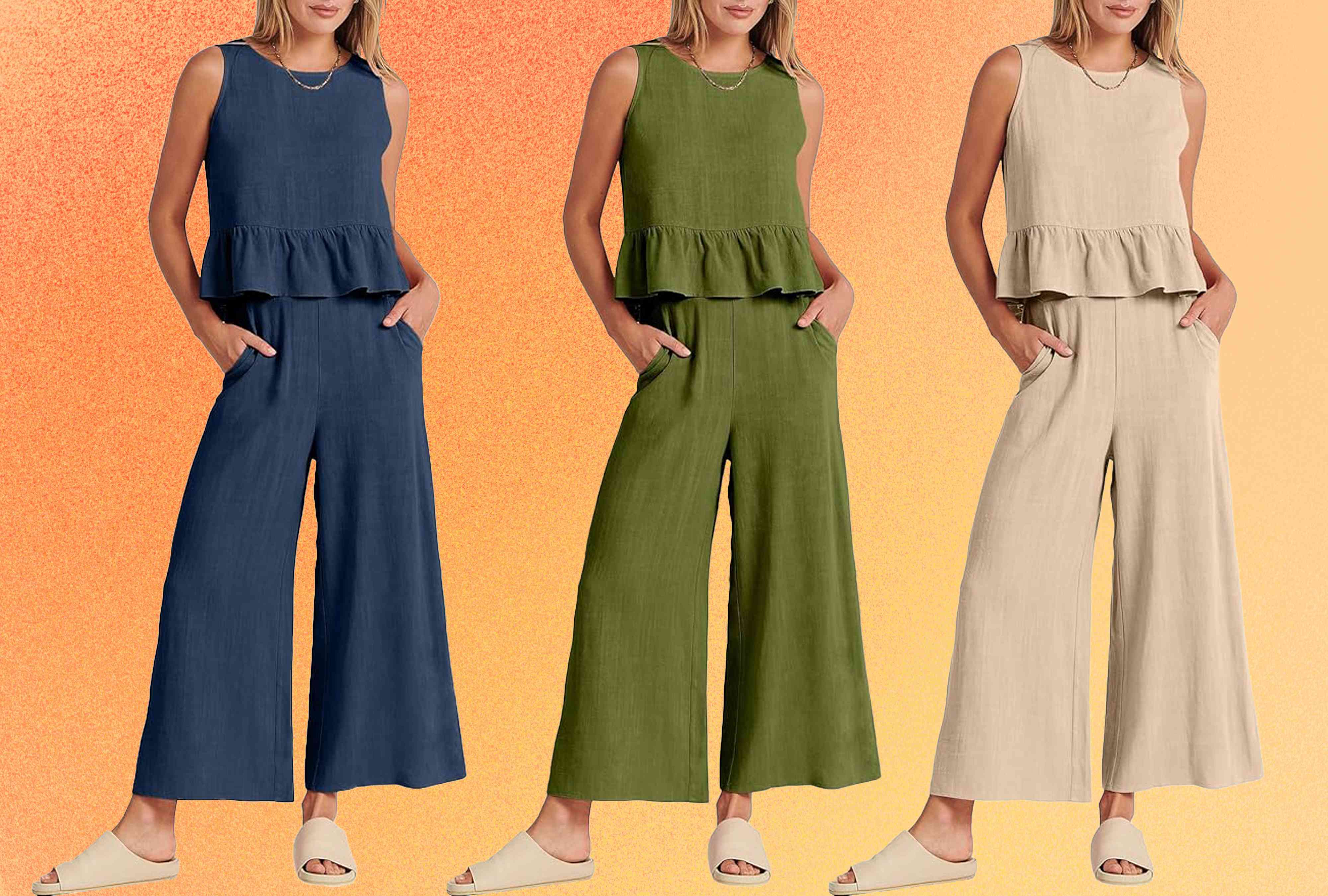 This $40 Linen Matching Set Is the Key to Looking Effortlessly Chic and ...