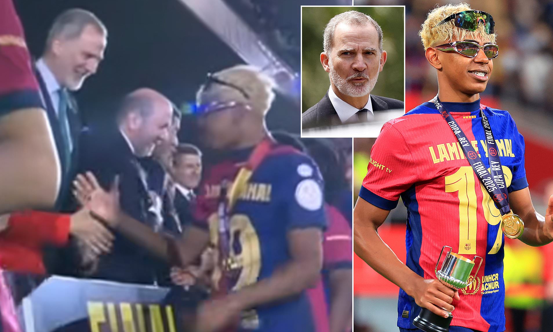 Lamine Yamal is accused of showing a 'lack of respect' to the King of ...