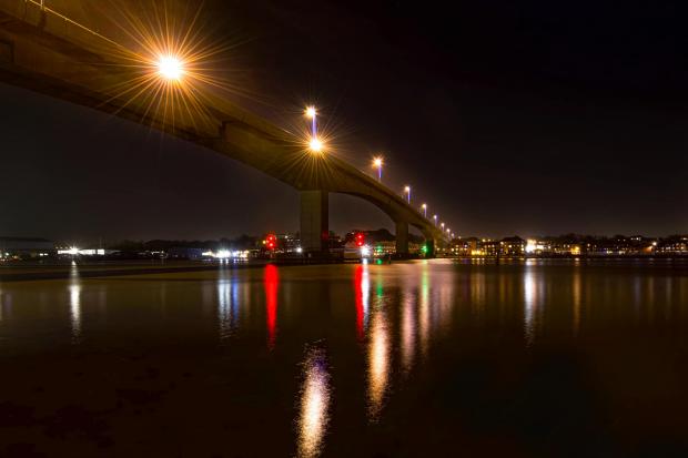This is why police closed the Itchen Bridge
