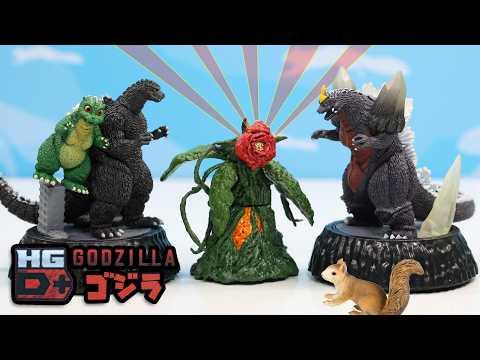 Godzilla All Monster Encyclopedia Hg D Gashapon Miniatures Review