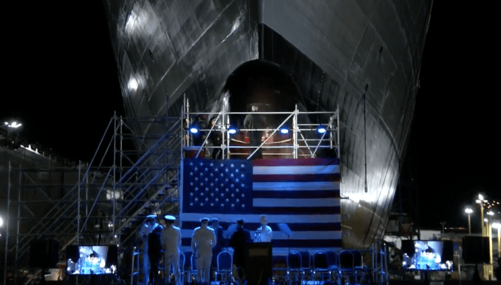 Future USNS Sojourner Truth, the Navy's 6th new fleet oiler, launched ...