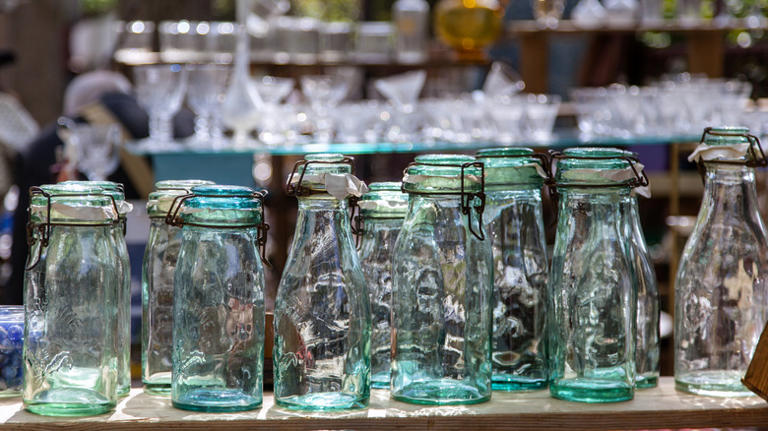 Turn Thrifted Glass Jars And Bottles Into The Cutest Candle Decor