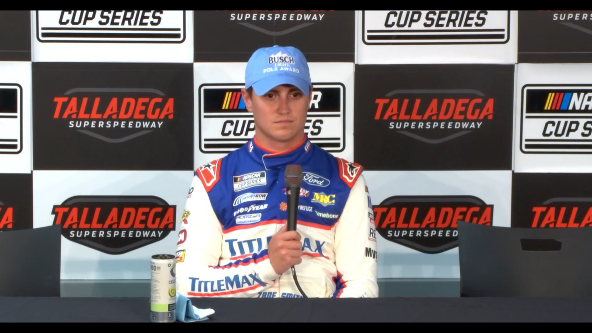 NCS Busch Pole Award Winner - Zane Smith (No. 38 Front Row Ford)