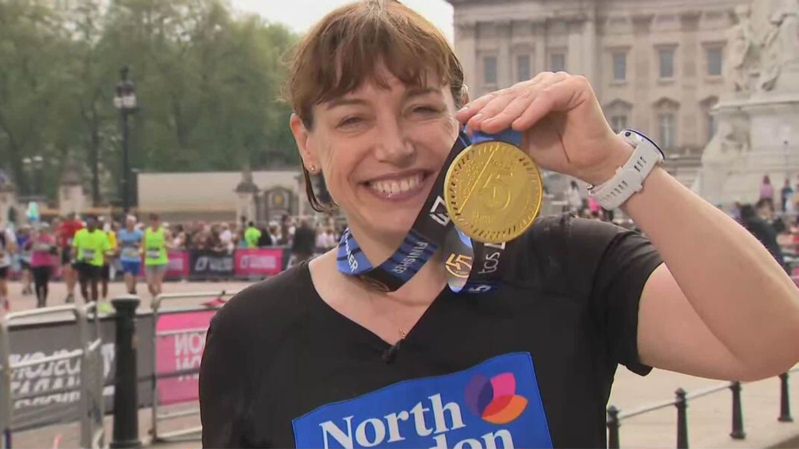 Beth Rigby runs London marathon
