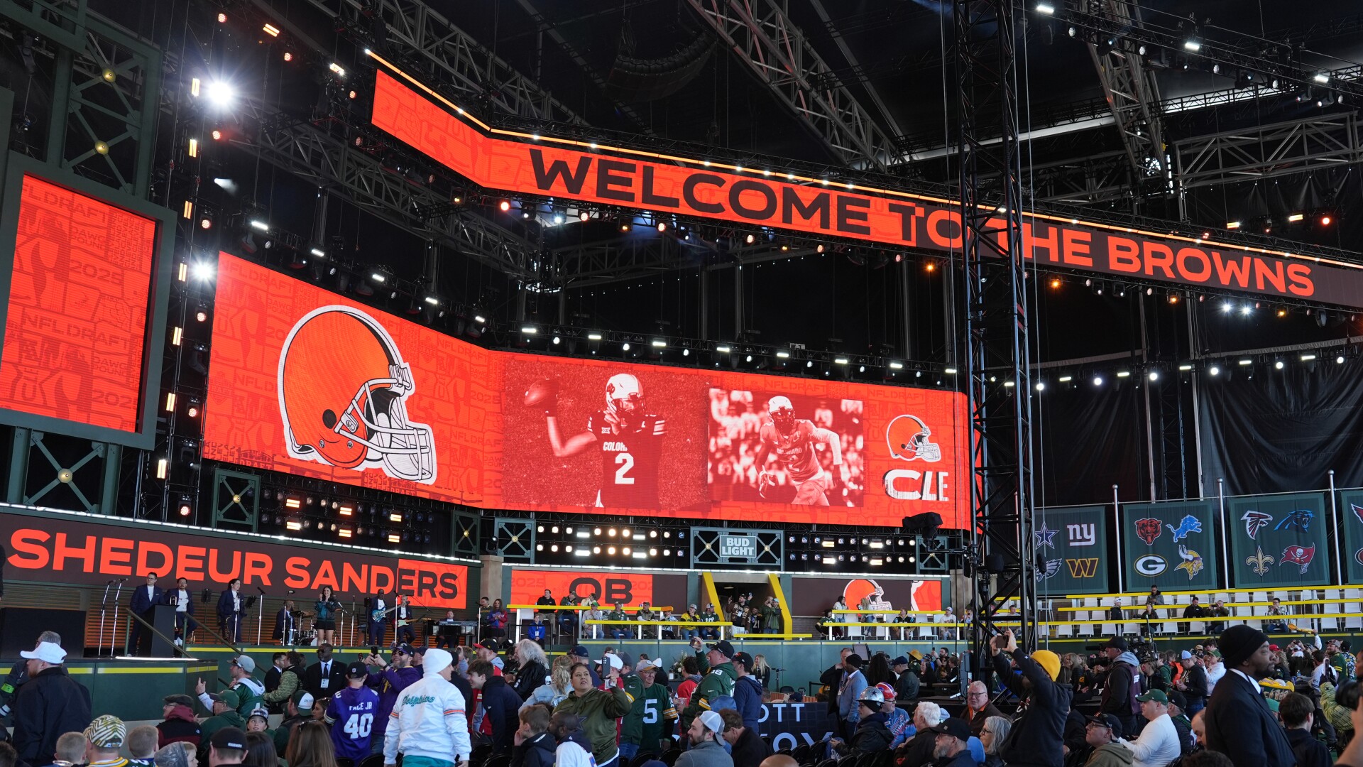 Shedeur Sanders drama fuels 40-percent spike in Friday night draft ...