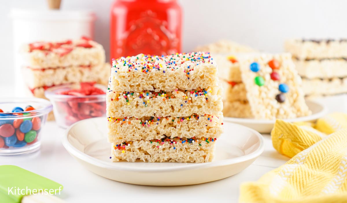 Sheet Pan Rice Krispie Treats