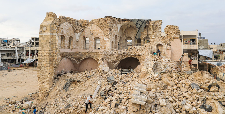 Gaza’s historic mosques, shrines reduced to rubble in Israeli offensive ...