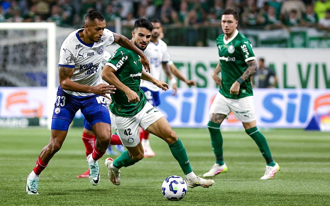 Bahia vence com gol no fim, e Palmeiras perde a liderança do Brasileirão