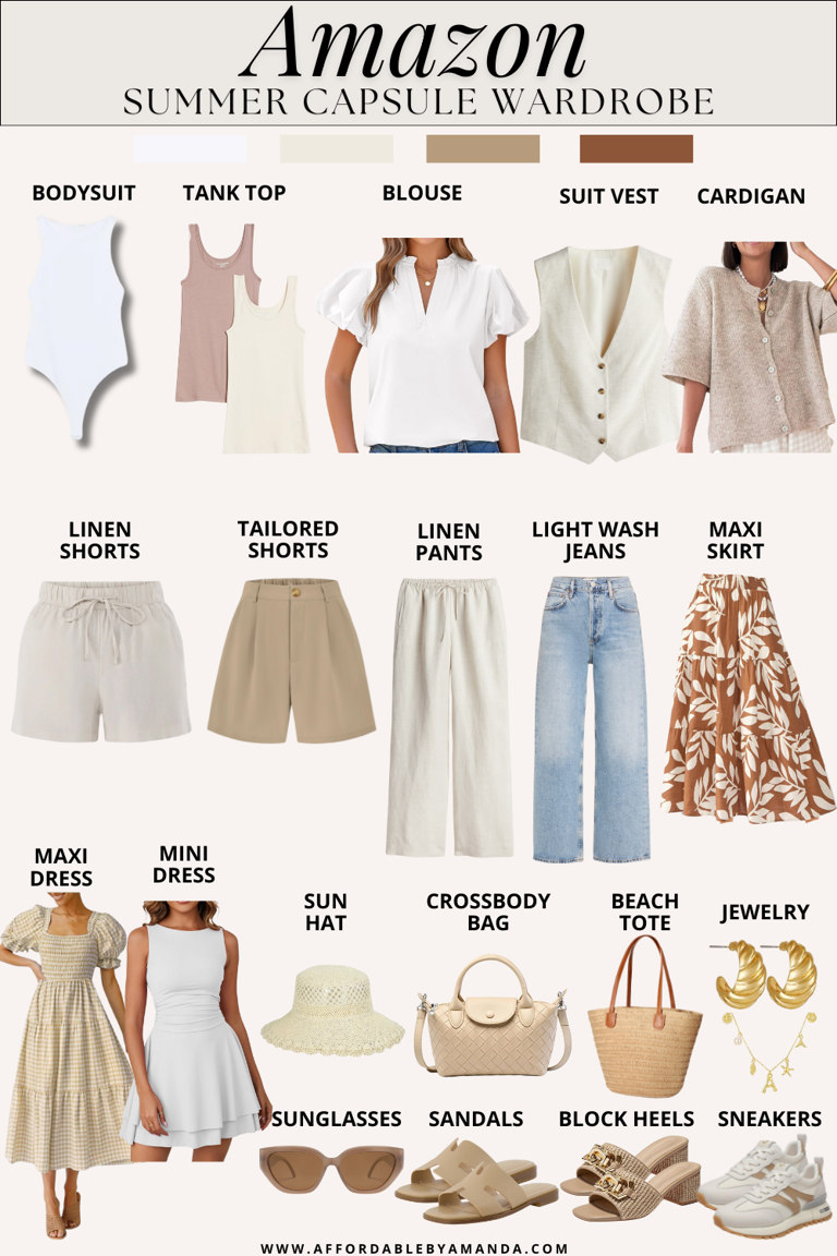 Amazon Summer Capsule Wardrobe