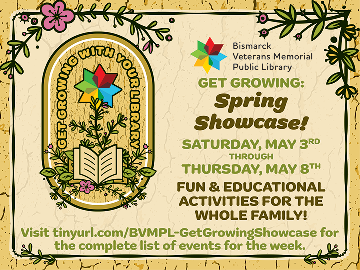 Digging into spring at the Bismarck library