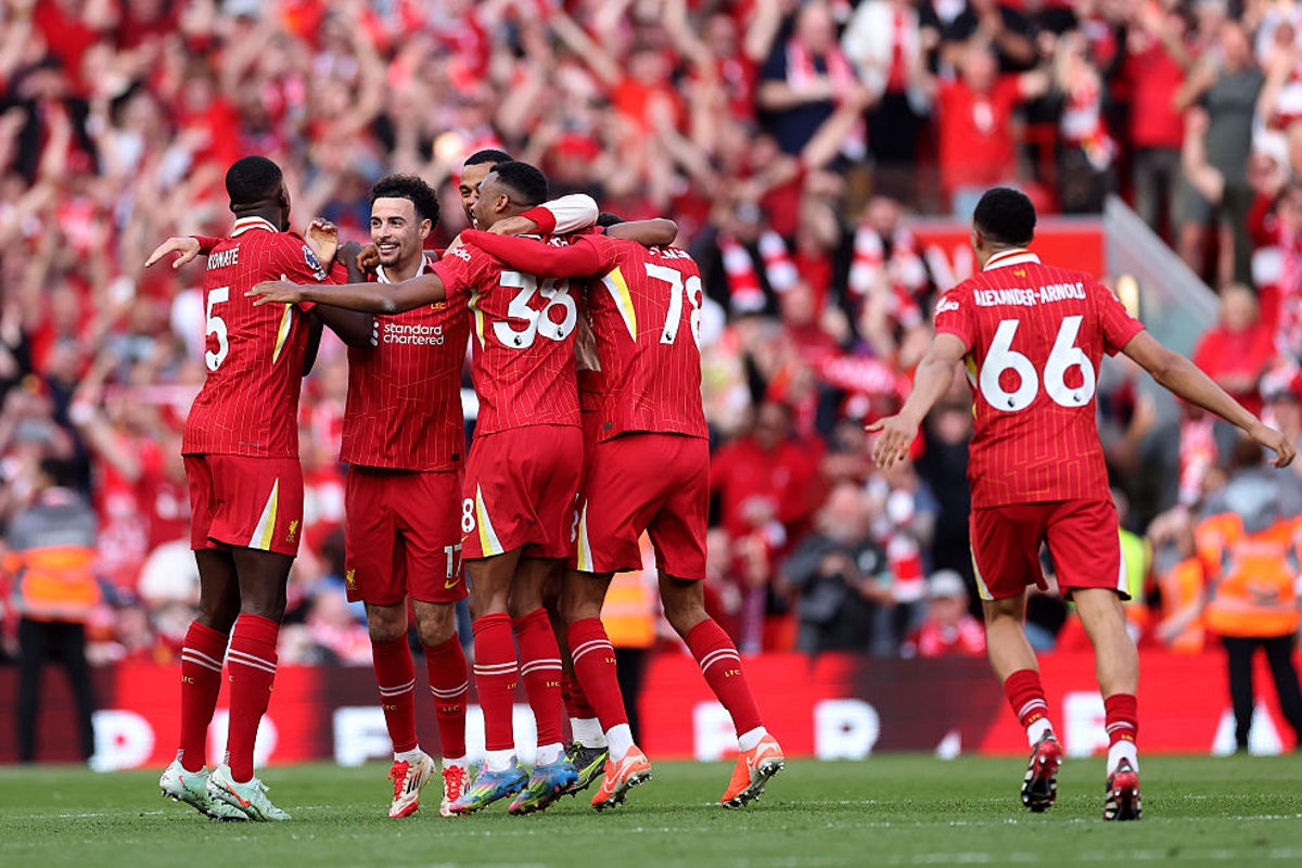 Liverpool vs Tottenham LIVE: Rampant Reds secure Premier League title ...