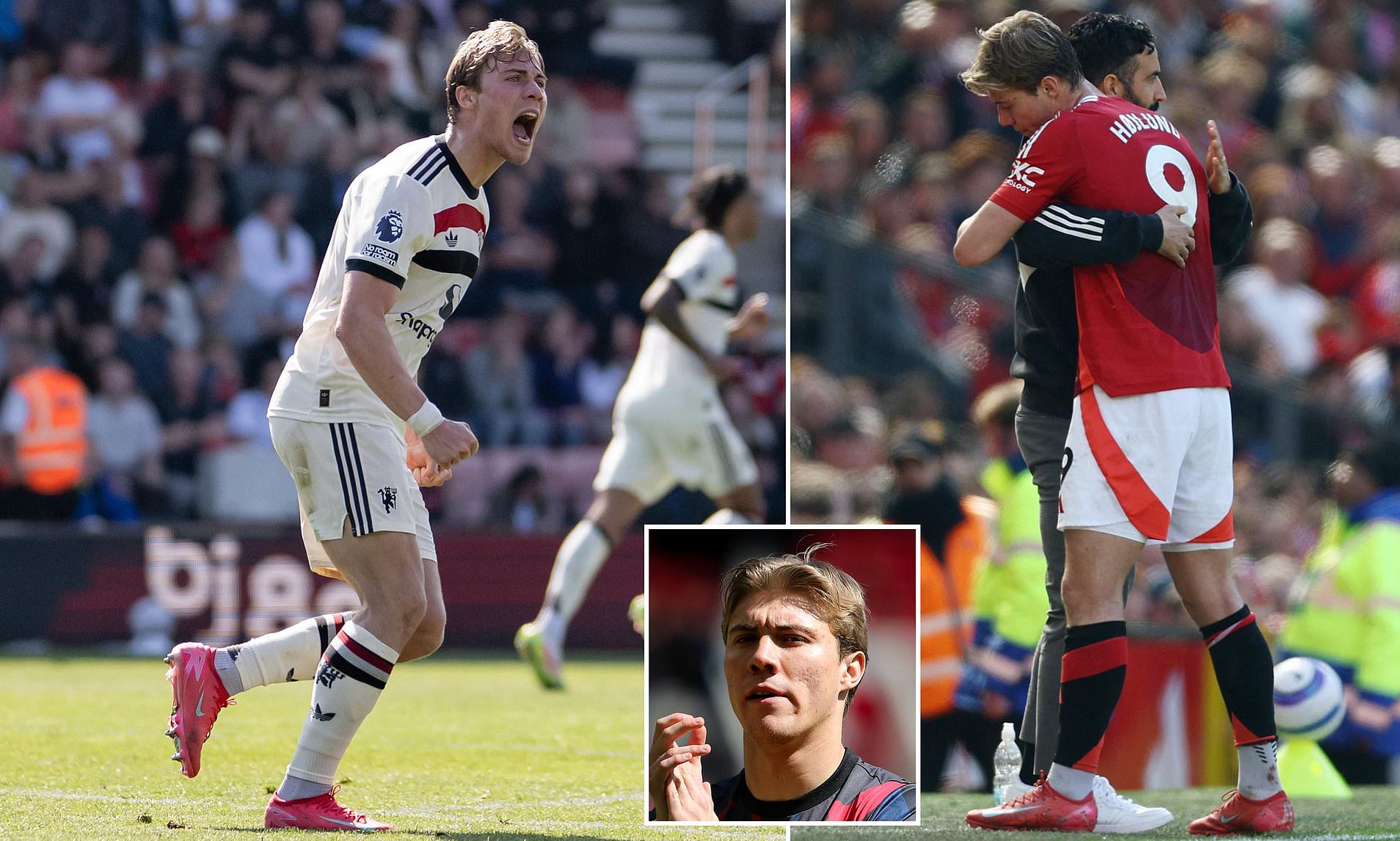 Rasmus Hojlund sends defiant eight-word message after scoring just his ...