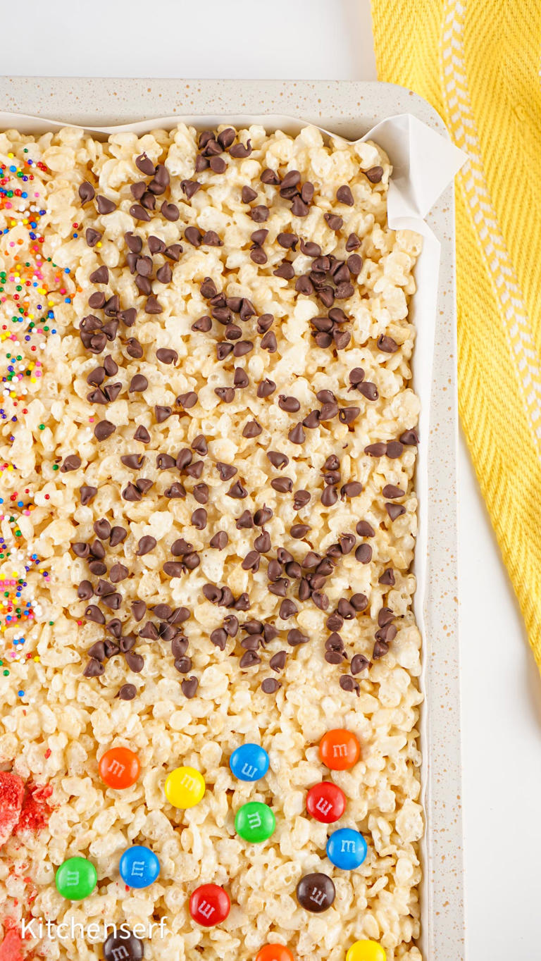 Sheet Pan Rice Krispie Treats