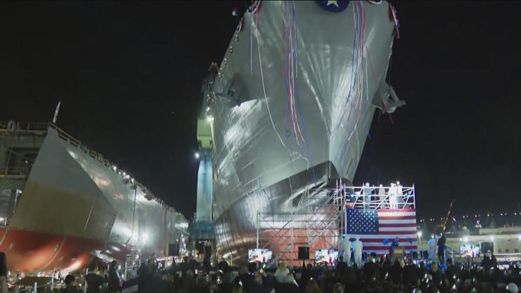 Sojourner Truth's legacy sails strong as her descendant christens Navy ship