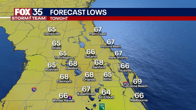 Orlando weather: Hot, dry Sunday across Central Florida with a chance of isolated storms