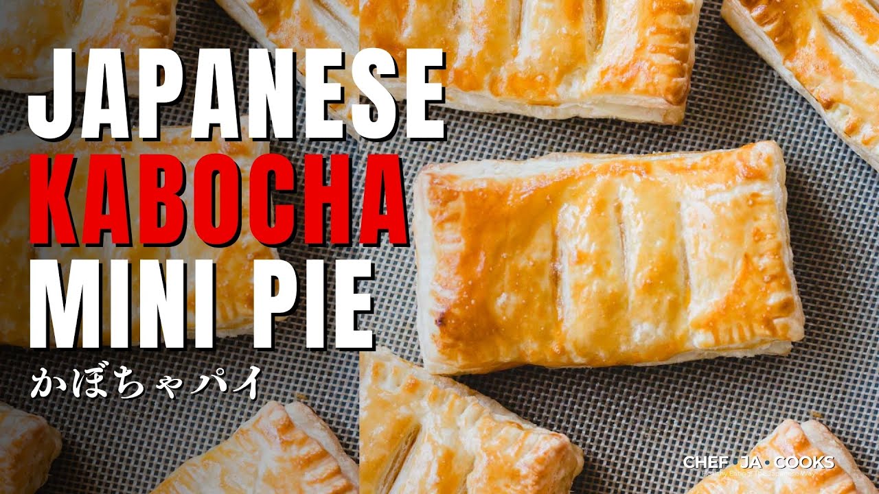 Cute & Tasty Mini Kabocha Pie | Easy Japanese Pumpkin Pie Recipe