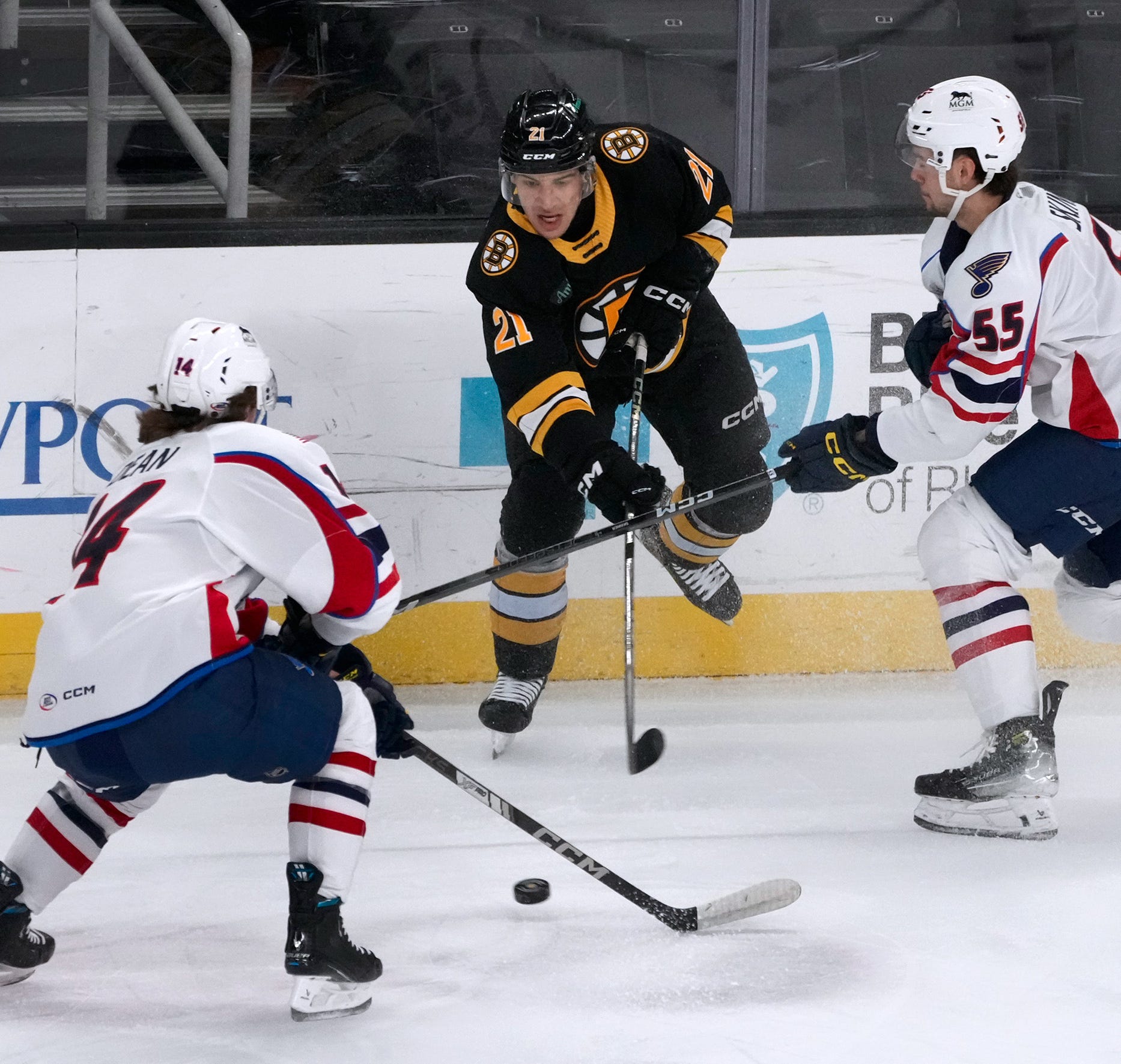 Final result from the Providence Bruins vs. Charlotte in Round 2 of the ...
