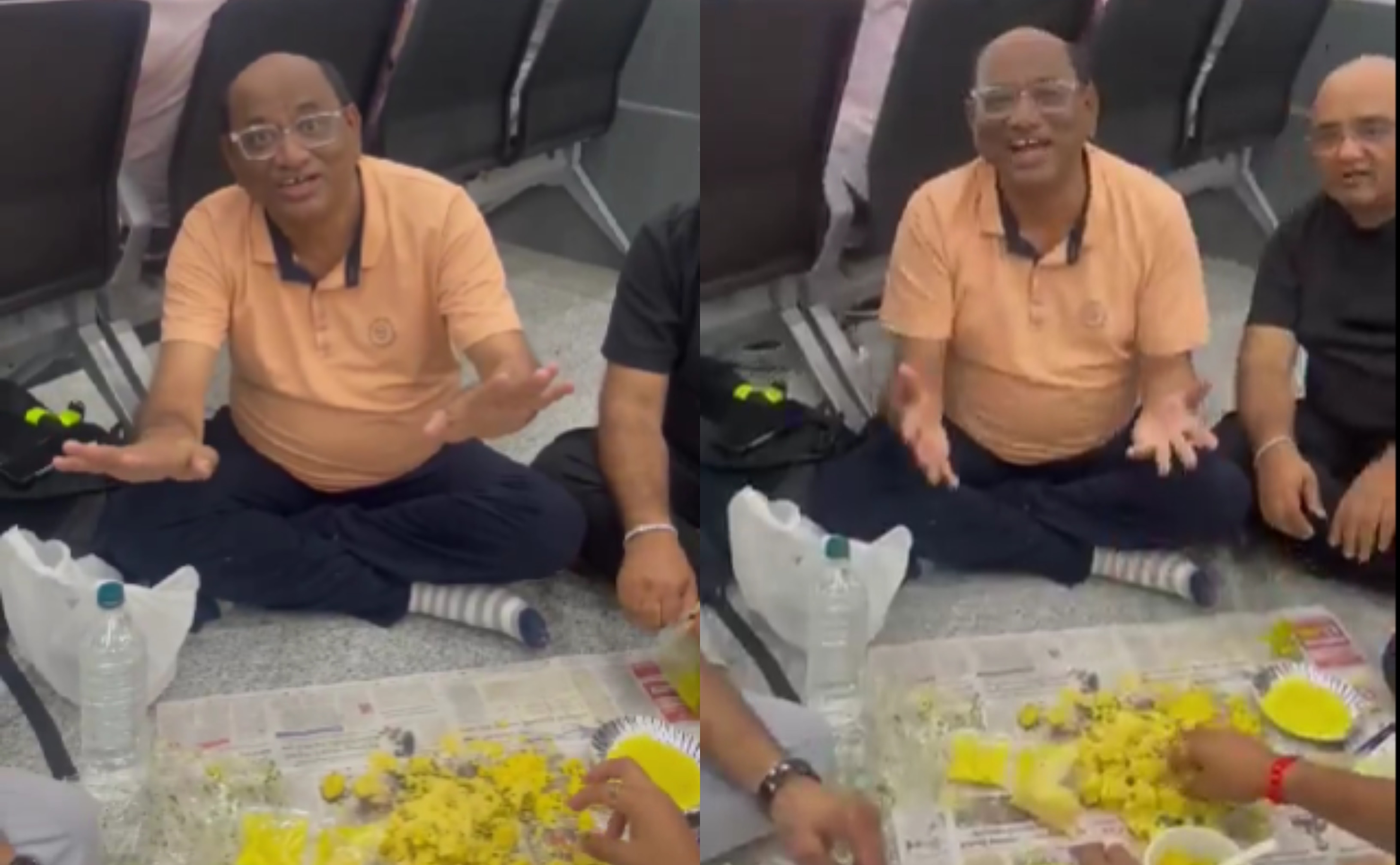 Viral Video Of Gujarati Actor Eating 'Khaman' On Floor At Surat Airport ...