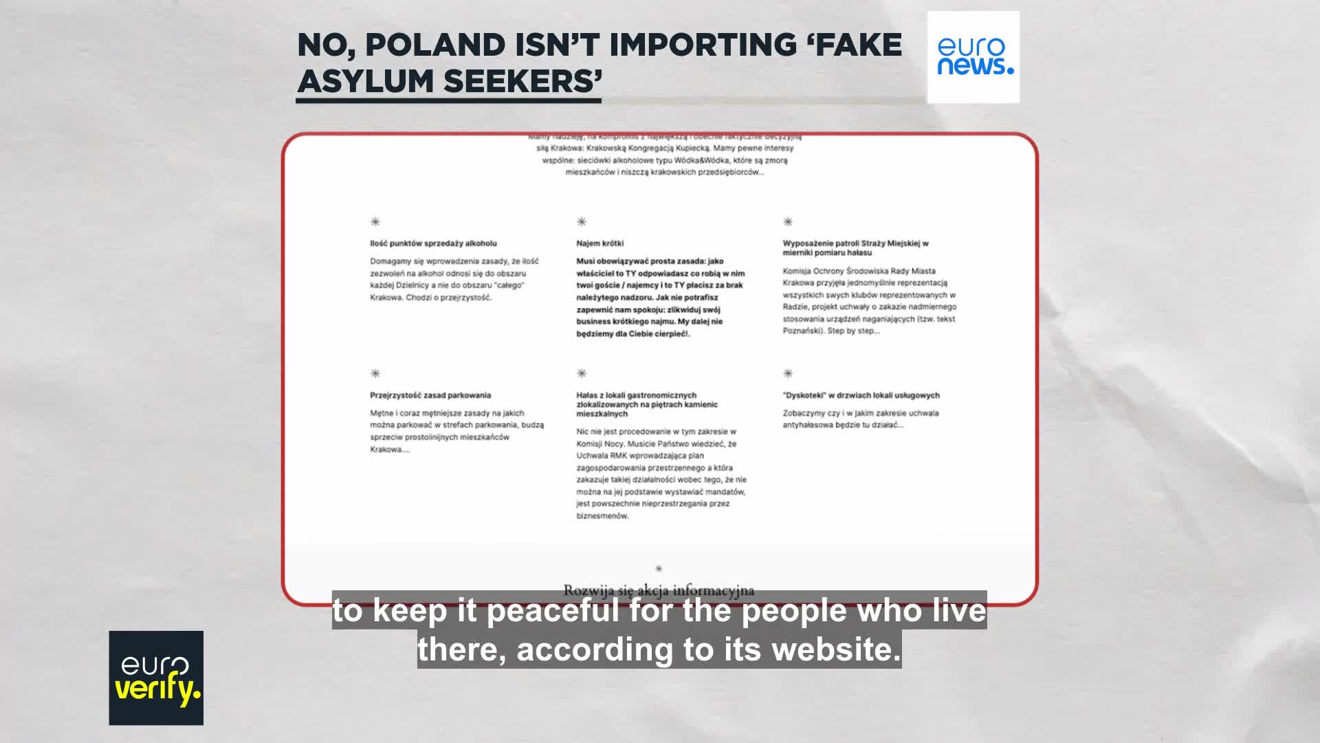 No, Poland isn't importing 'fake asylum seekers'