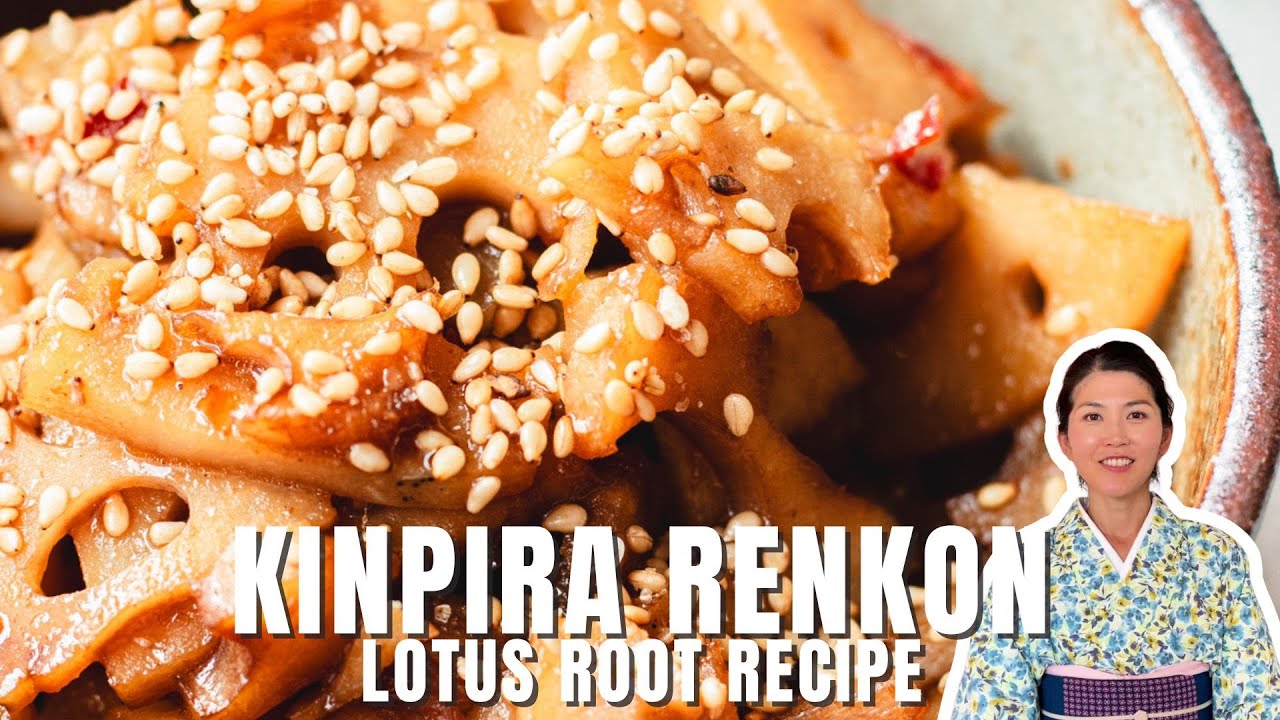 Easy Japanese Renkon Recipe | Lotus Root Kinpira by Chef JA Cooks