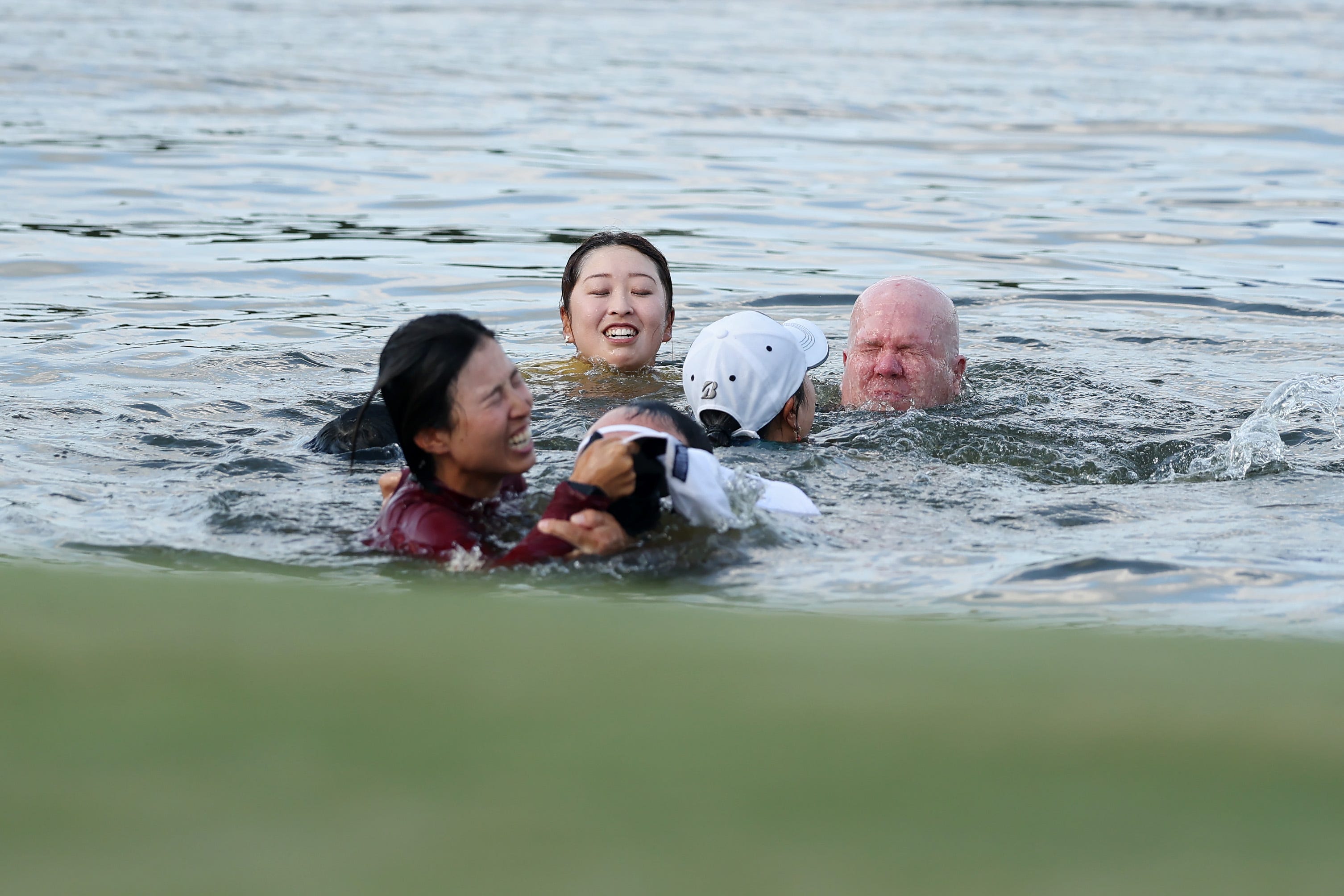 Mao Saigo's victory plunge at the LPGA Chevron turned scary because she ...