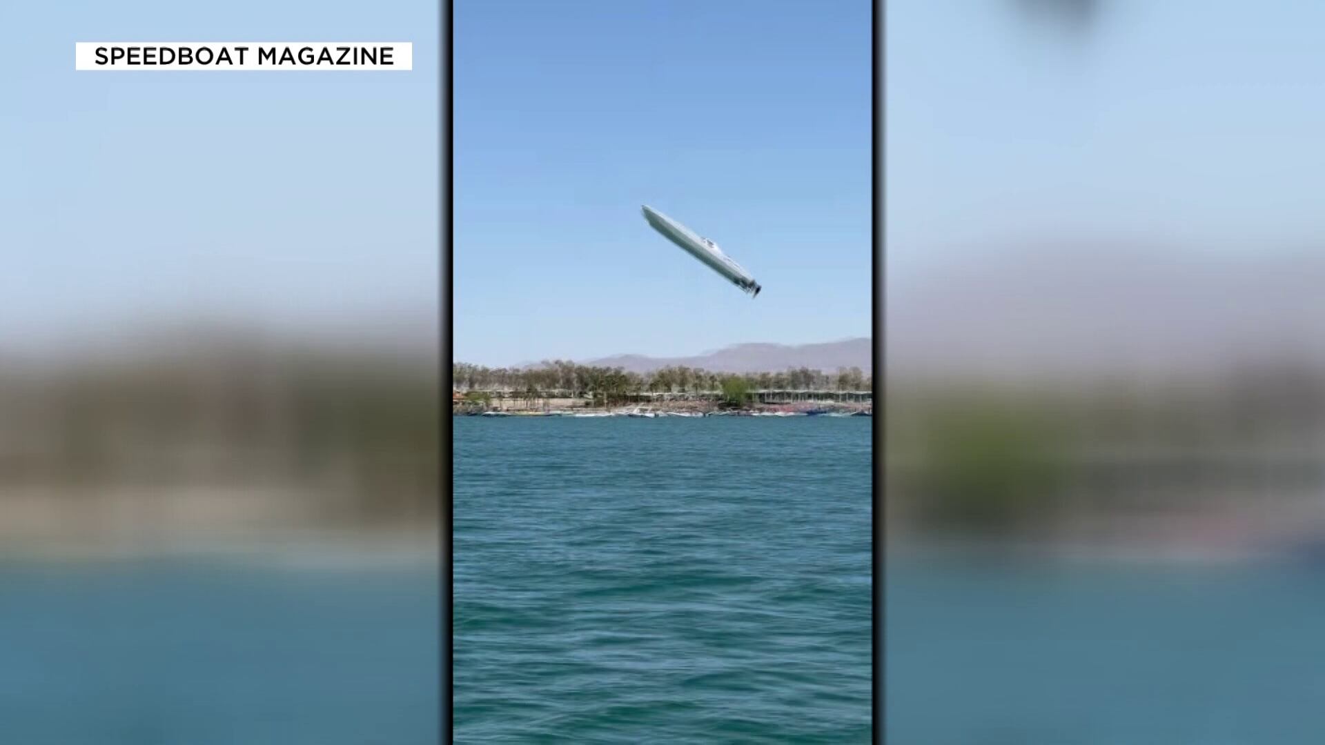 WATCH: Boat goes airborne, crashes at over 200 mph on Lake Havasu