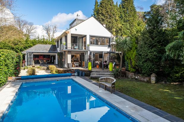 Inside the contemporary Chilworth home with heated pool up for sale for ...