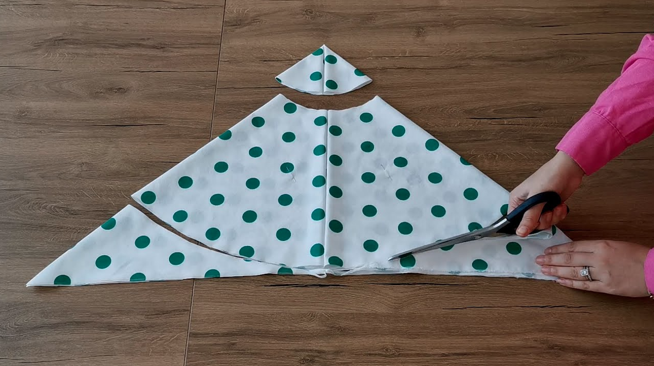 Full Circle Umbrella Skirt Cutting and Sewing