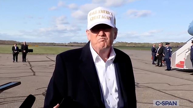 President Trump reacts to news of Virginia Giuffre's death