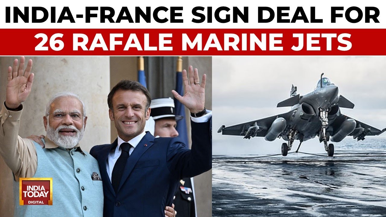 India Signs Rs 63,000 Crore Deal With France For 26 Rafale Marine Aircraft