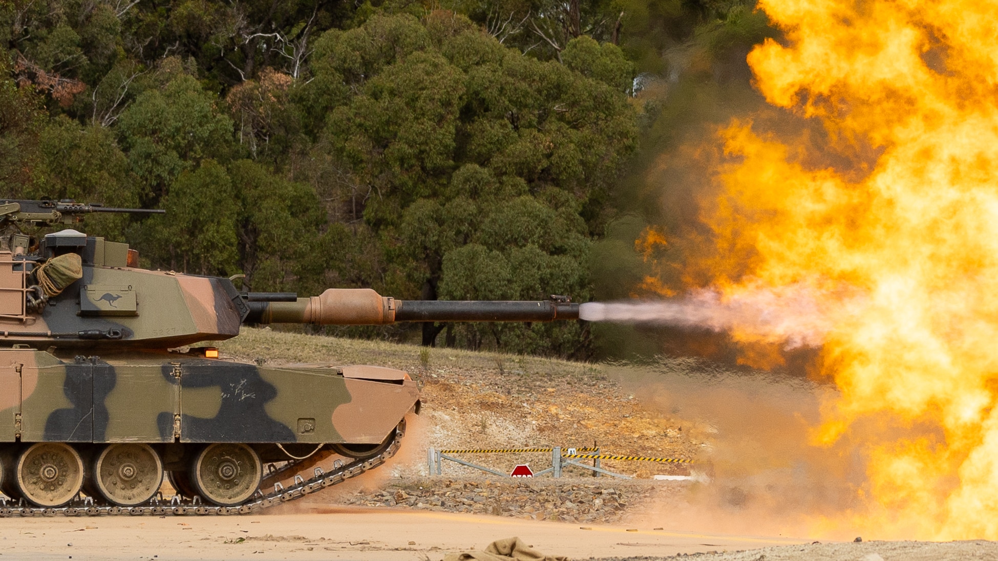 A fleet of aging army tanks donated to Ukraine is yet to leave Australia