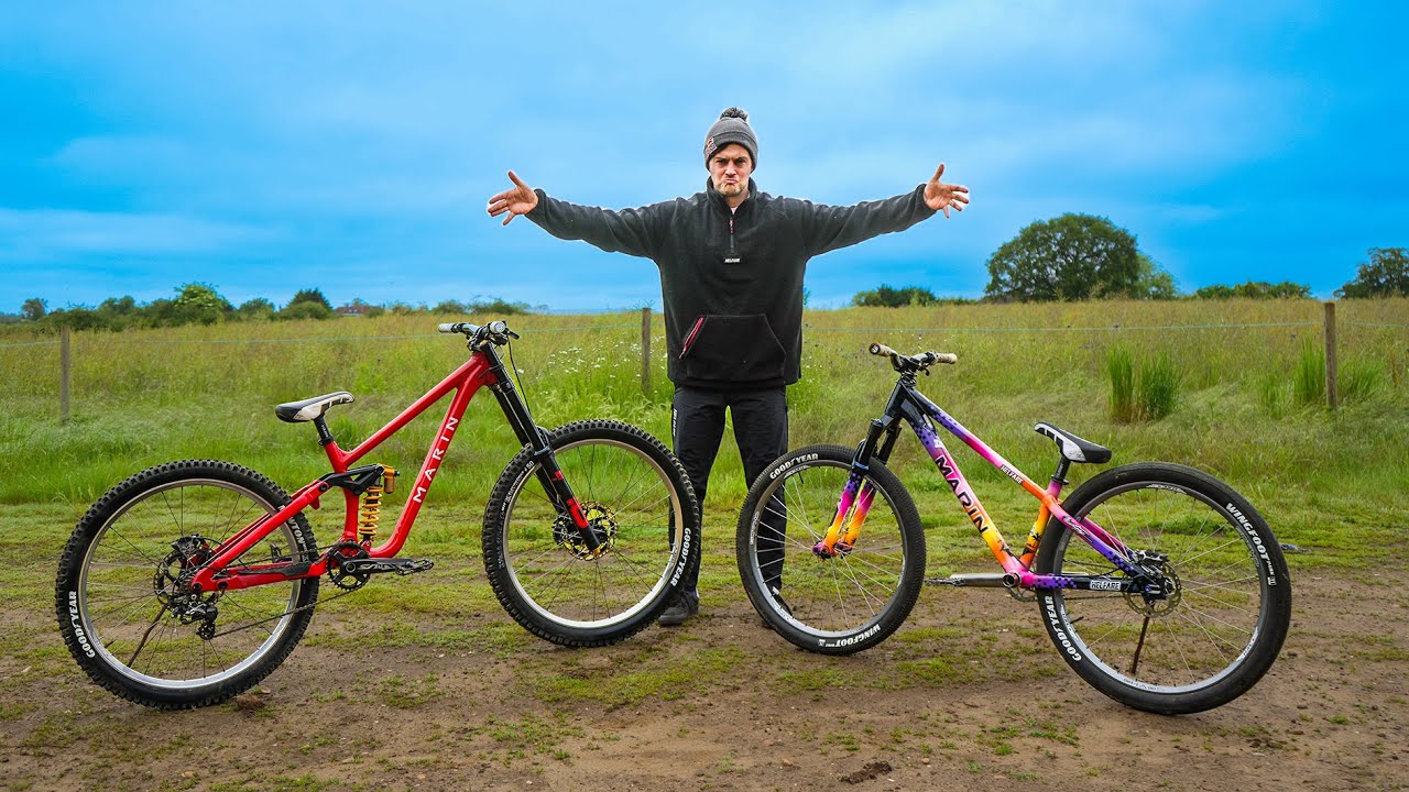 My Hardline Downhill Bike and Custom Paint Dirt Jump Build