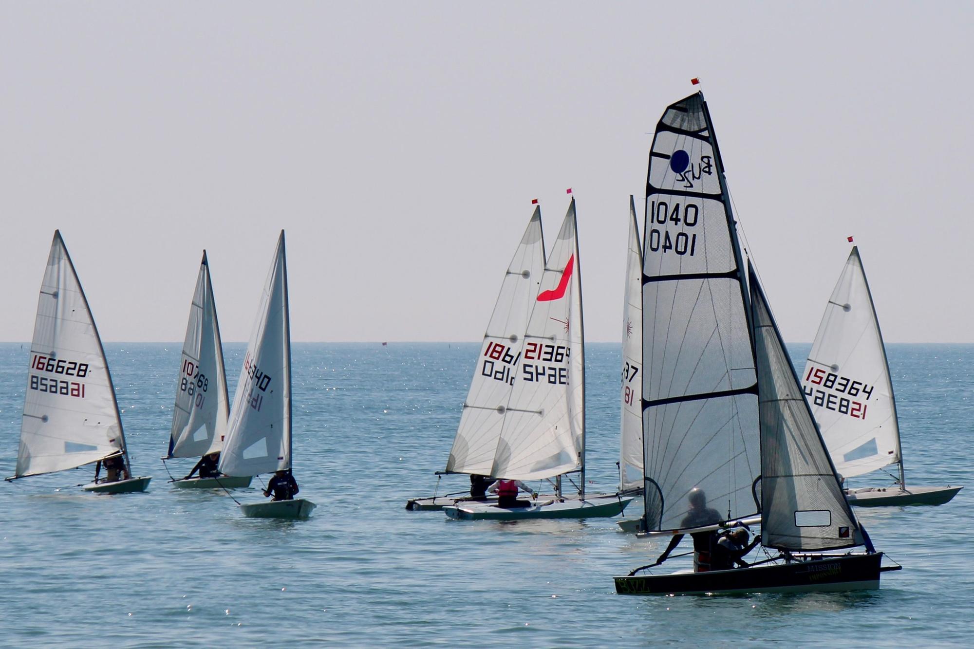 Light airs test Hastings sailors' technical skills