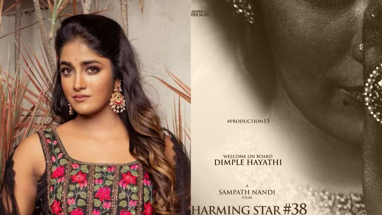 Dimple Hayathi joins Sharwanand starrer 'Sharwa38'; makers share ...